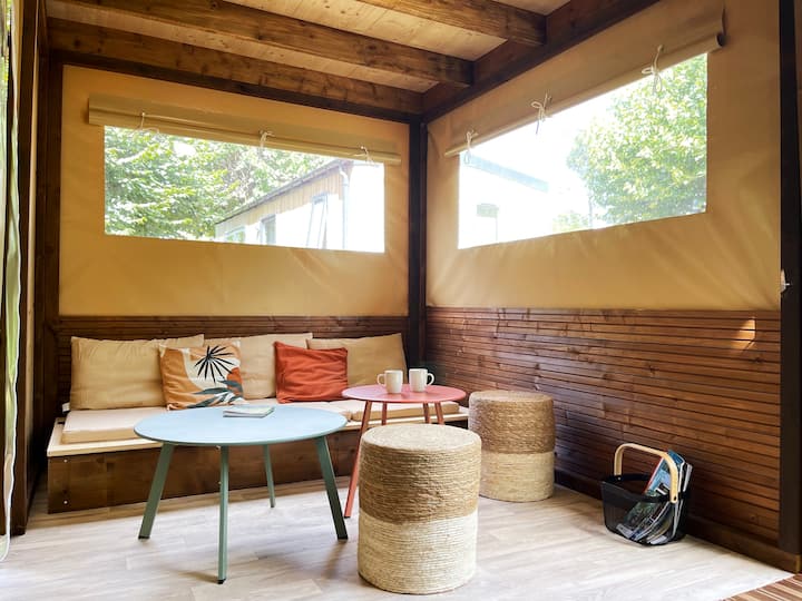 Lodge Toilé Famille Plus - 2 Ch, 4 Pers. - Saint-Amand-Montrond