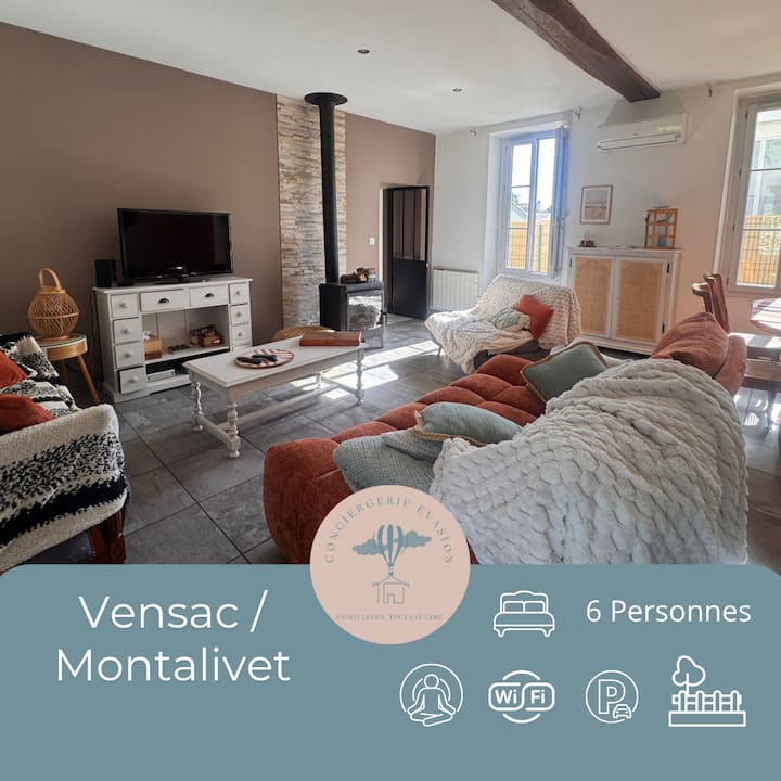 Maison De Vacances Entre Océan Et Forêt Classée 3* - Vendays-Montalivet