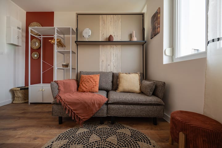 305 Chanzy - Ethnique Chic - Studio Premium - Wifi - Le Mans