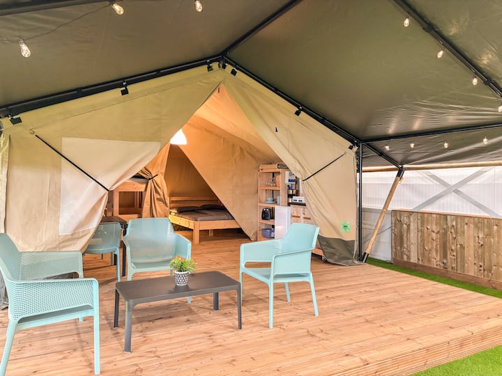 Camping De Boerenzwaluw - Tente Safari 5p - Heerhugowaard