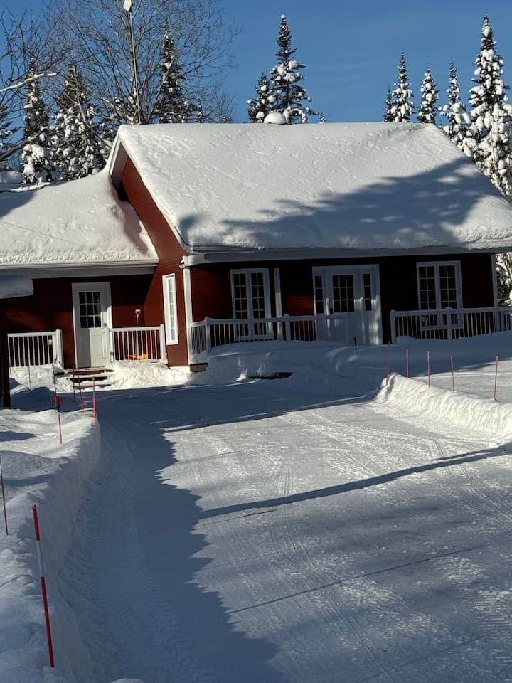 Chalet En Nature, Rivière, Ski, Skidoo Et Vtt - Lac-Etchemin