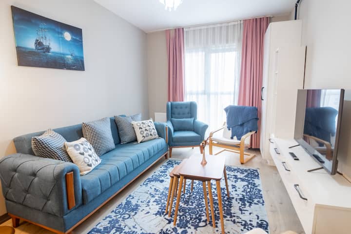 Cozy Retreat: Modern 1br Apt - Esenyurt