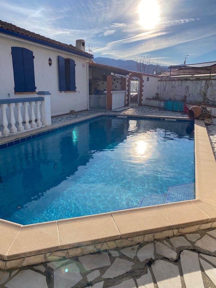 Maison Indépendante Avec Accès Piscine - Le Boulou