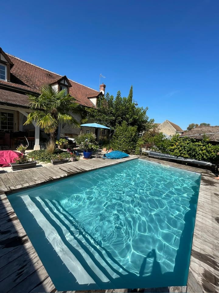 La Parenthèse Bourguignonne, Maison, Piscine - ボーヌ