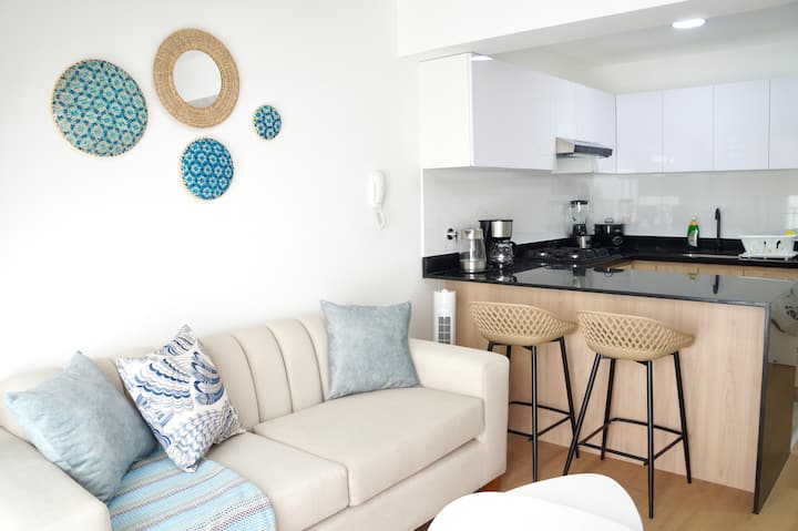 Moderno 1br Barranco Con Piscina, Gym, Coworking - Pérou