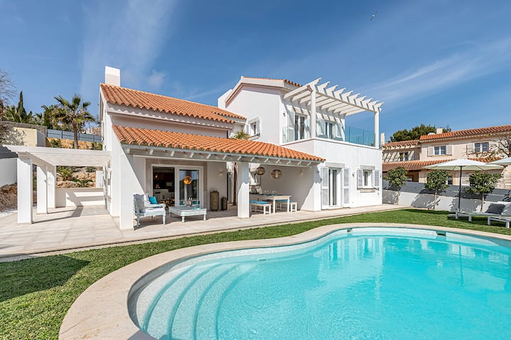 Moderne Villa Mit Beheizbarem Pool In Santa Ponca - Peguera
