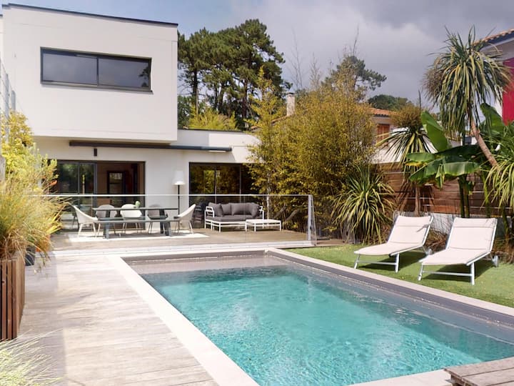 Villa Alise -Superbe Maison Avec Piscine Chauffée - Capbreton