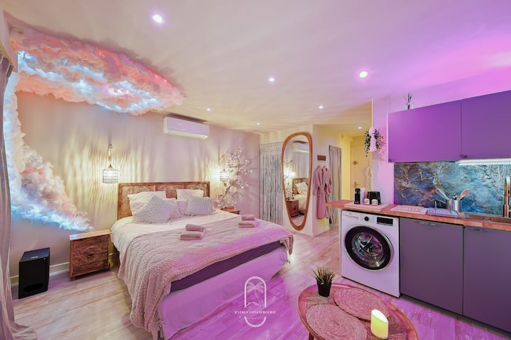 Bali Love Room Wifi/netflix/jacuzzi/home Cinéma - Hyères