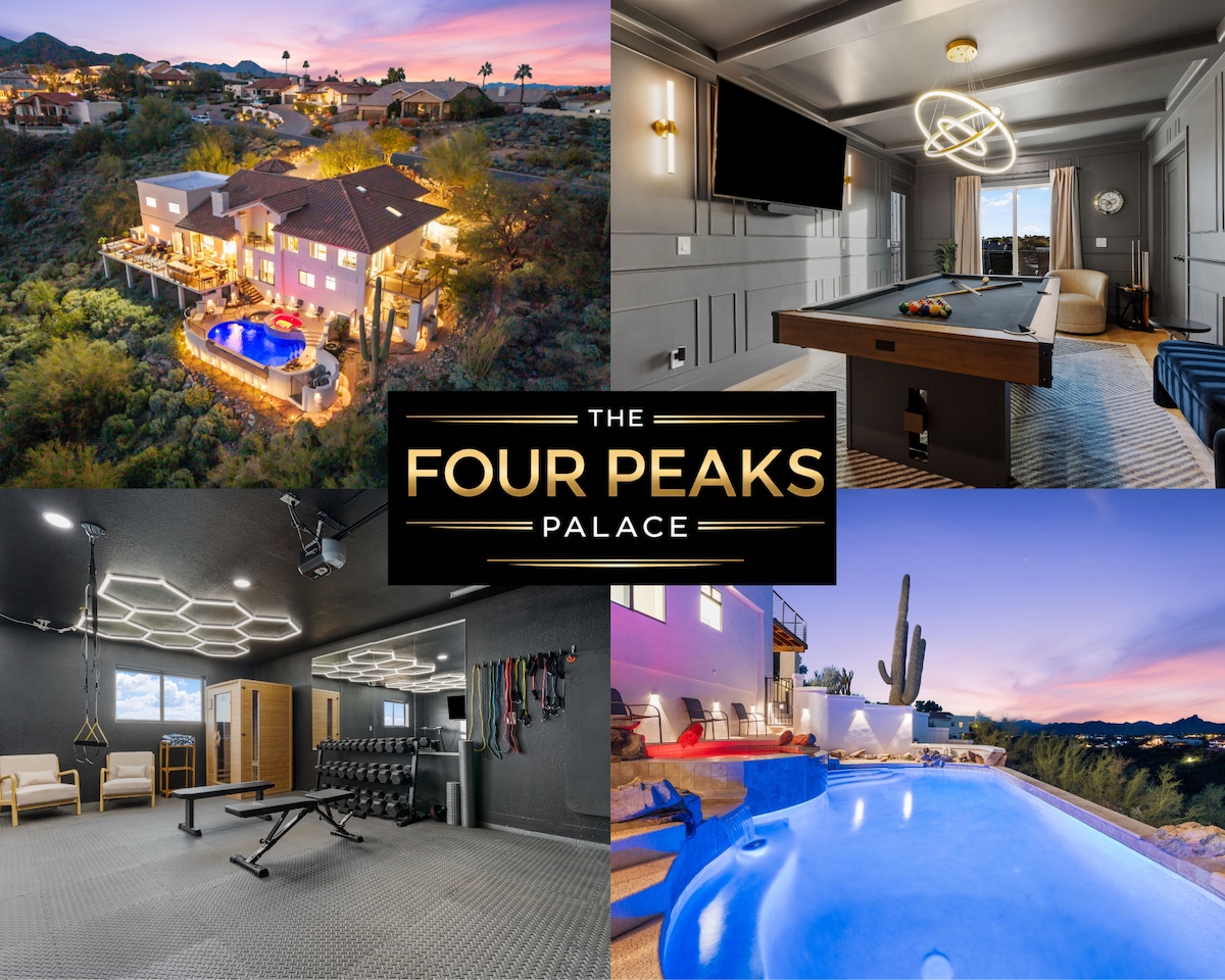 The Four Peaks Palace | Luxuriöser Rückzugsort in der Wüste - Häuser ...