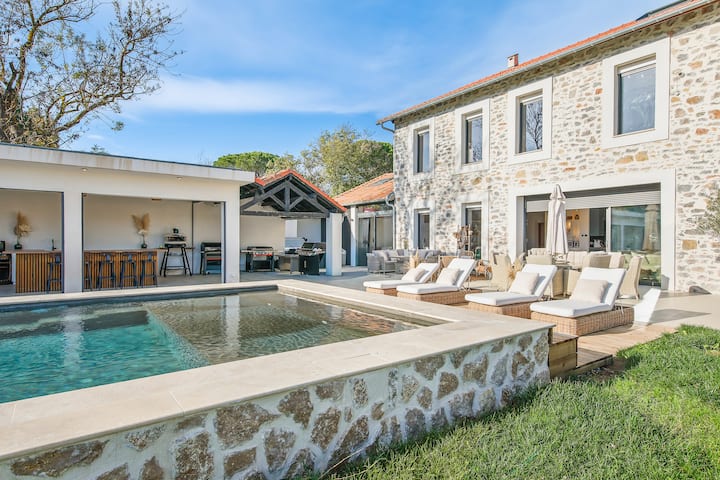 3min >Mer Bastide Royale 4000m2 Jardin - Hyères