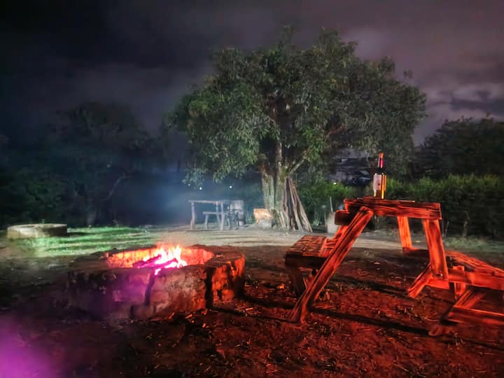 Refugio Rústico Con Encanto: Naturaleza Y Fogata - Barbosa