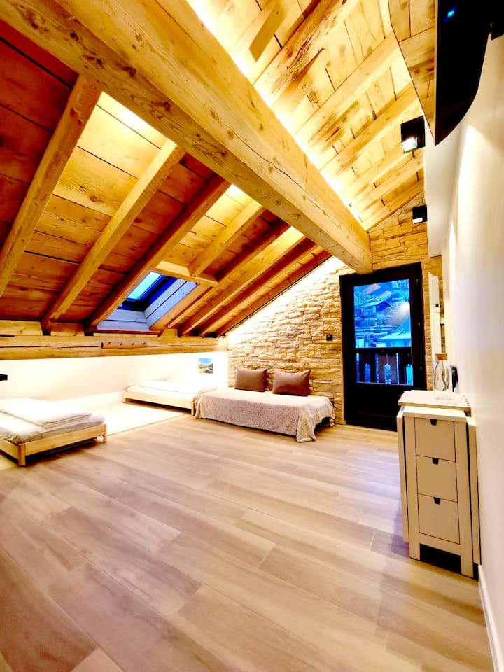 Studio De Charme Sous Les Toits, Vue Panoramique. - Samoëns