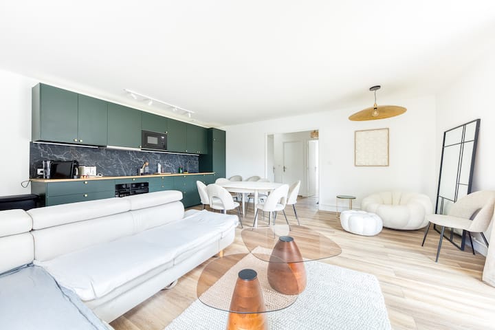 Paris Disney Apt 4 Chambres Proche Forêt Et Gare - Marne-la-Vallée