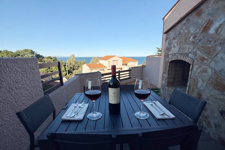 Alizée - Cosy T3 - Piscine - Clim - Vue Mer - Collioure