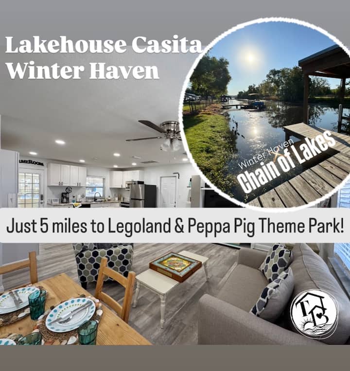 The Lake House Casita-legoland/chain Of Lakes/dock - Winter Haven