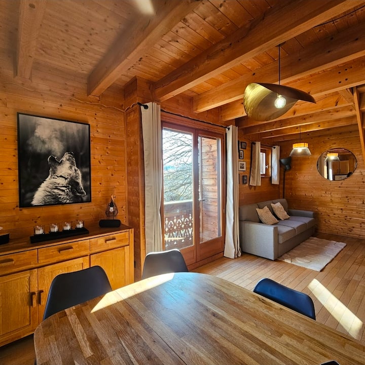 L'adret - Chalet Chaleureux Jusqu'à 6 Personnes - Besse-et-Saint-Anastaise