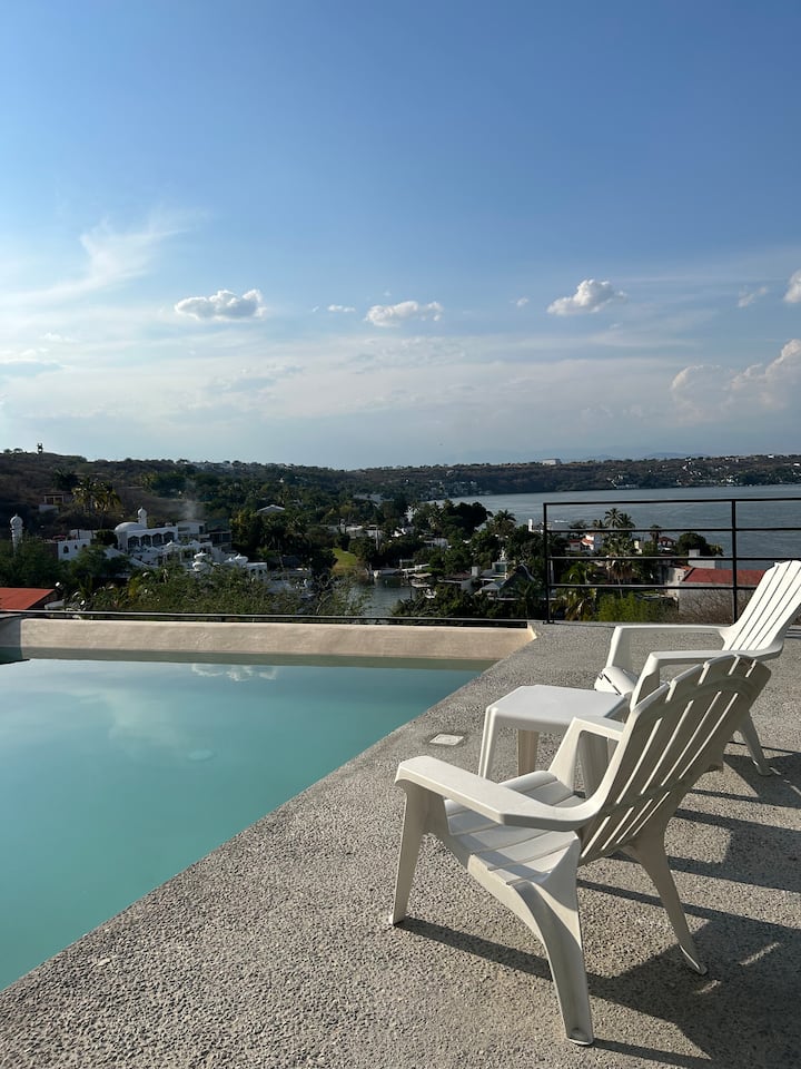 Casa Nina • Vista Al Lago • Alberca • Terraza - Tequesquitengo