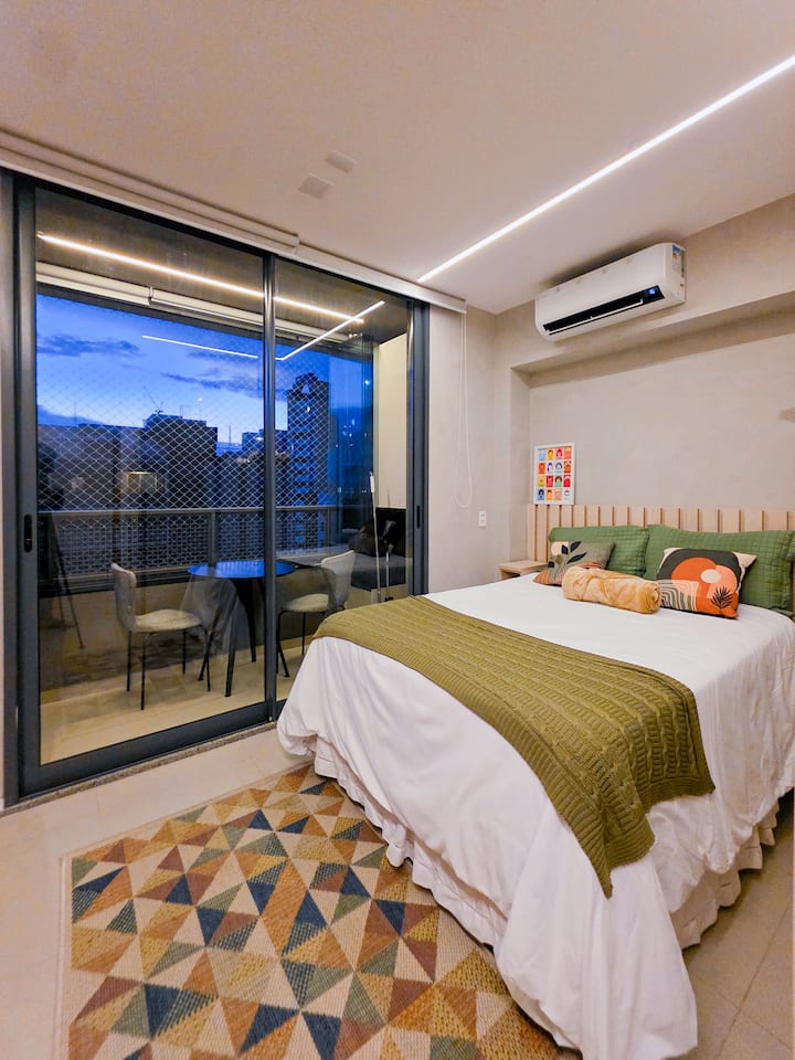 Oy1601 Lindo Flat Na Frei Caneca C/ Av Paulista - Brazil