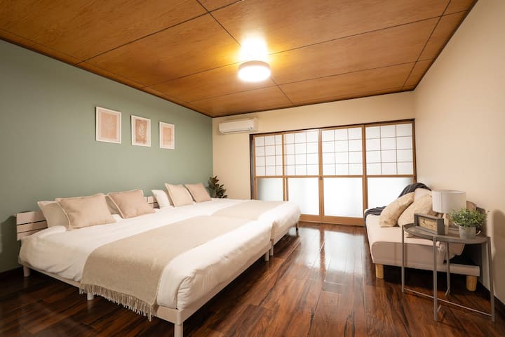 Todai-ji à Pied | 4 Lits | P Gratuit | 8 Pers. - Nara, Prefecture de Nara, Japan