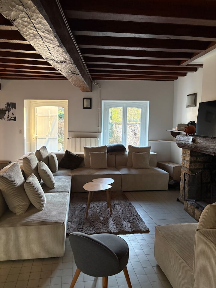 Maison En Pierre, Jacuzzi Et Grand Jardin - Chaumont-en-Vexin