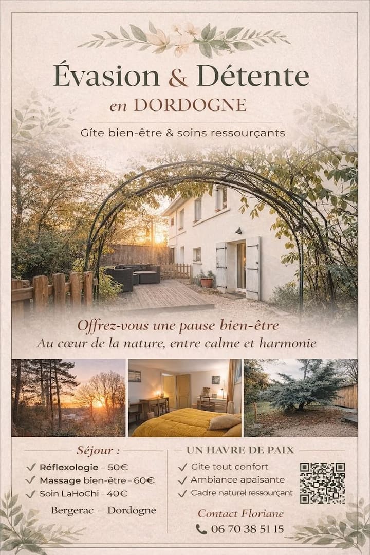 Appartement Au Rdc D'une Maison
 Nature Et Ville - Bergerac