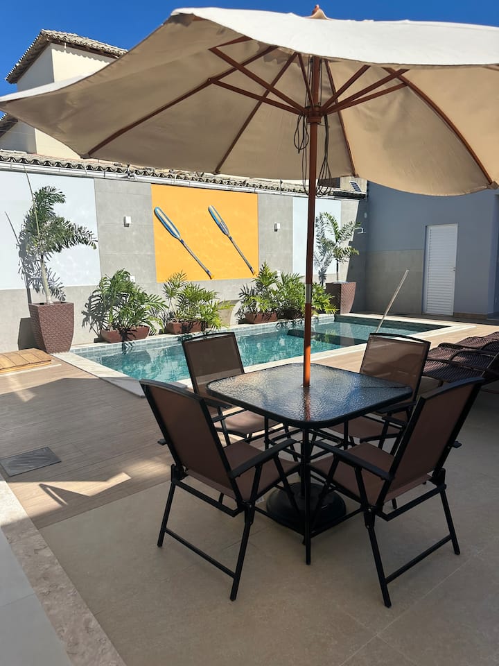 Sofisticação E Conforto Com Piscina. - Prado