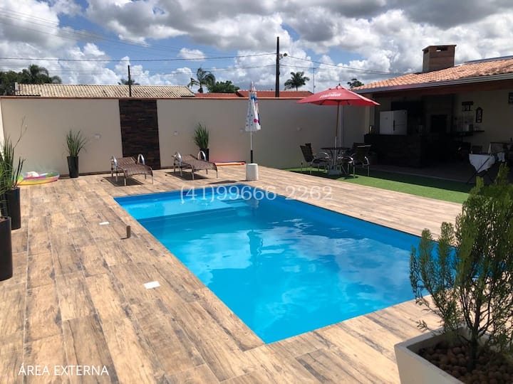 Casa Com Piscina E Ar Condicionado Em Itapoá - Itapoá