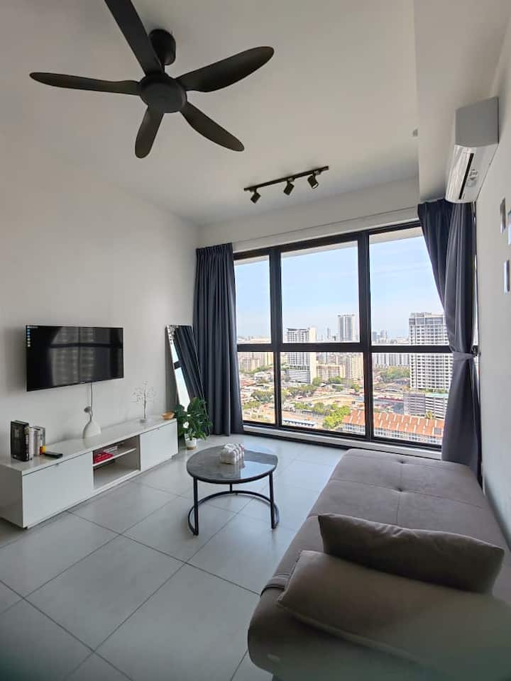 [Raya Offer]georgetown Urban @5pax @City+sea View - George Town