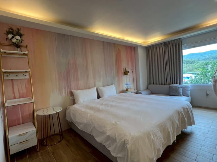 戀戀星辰民宿-星辰館-園景雙人房 - 헝춘 진