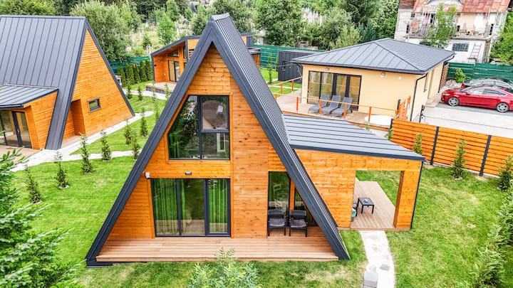 A-frame Premium Cu Spa & Vedere La Munte - Romania