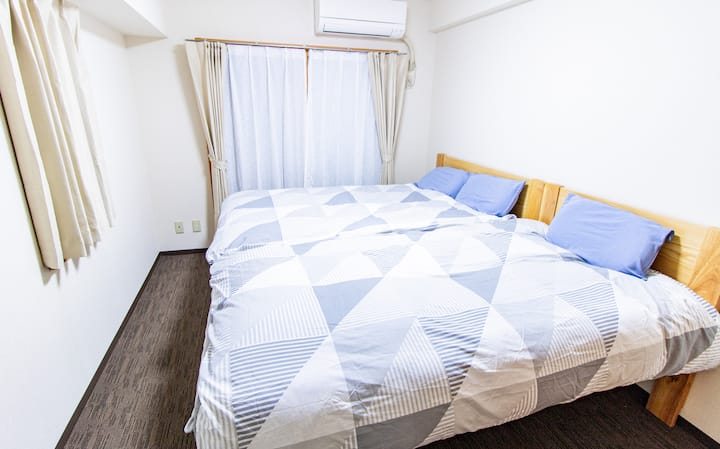 2-bed, 1-bth, 1-wc Apartment /3-person Room/ 24㎡ - Nagoya