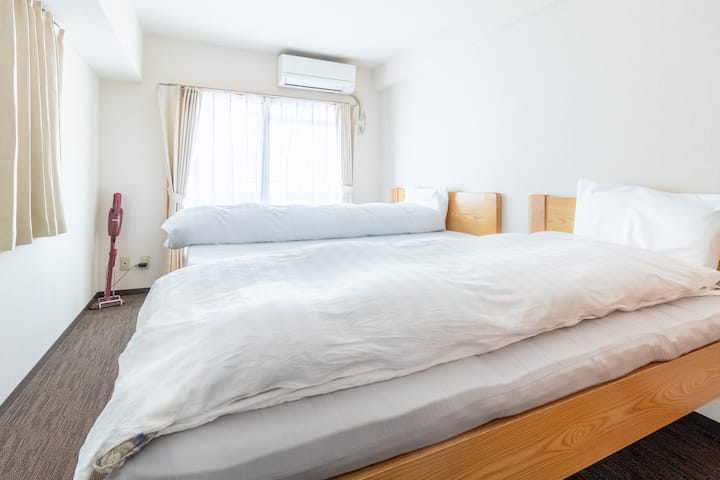 2-bed, 1-bth, 1-wc Apartment /3-person Room/ 24㎡ - Nagoya