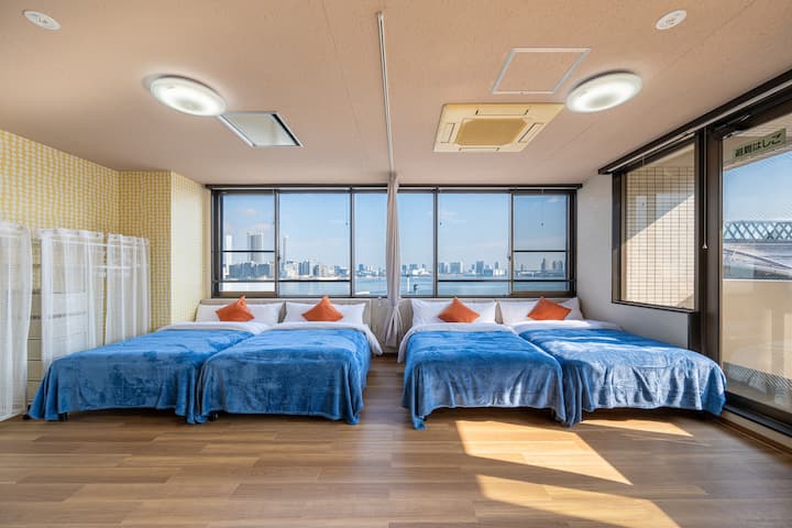 日の出駅徒歩3分/東京タワー・浜松町駅徒歩圏内！品川駅・横浜駅まで乗り換えなし/広々12名様/お台場 - Roppongi