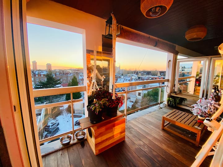 T4 Lille, 2 Salles De Bain, Parking, Balcon, Métro - Lille