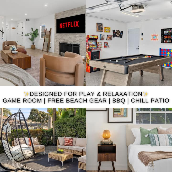 Luxury Coastal Family Home | Walk To Beach | Hb - Huntington Beach, CA