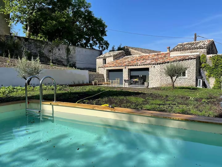 Maison De Charme Et Piscine Privée - Sauve