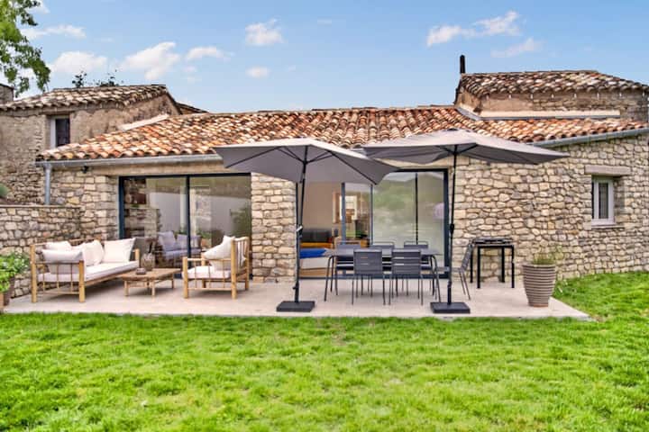 Gîte Perché Avec Vue Cévennes, Piscine & Pétanque - Gard