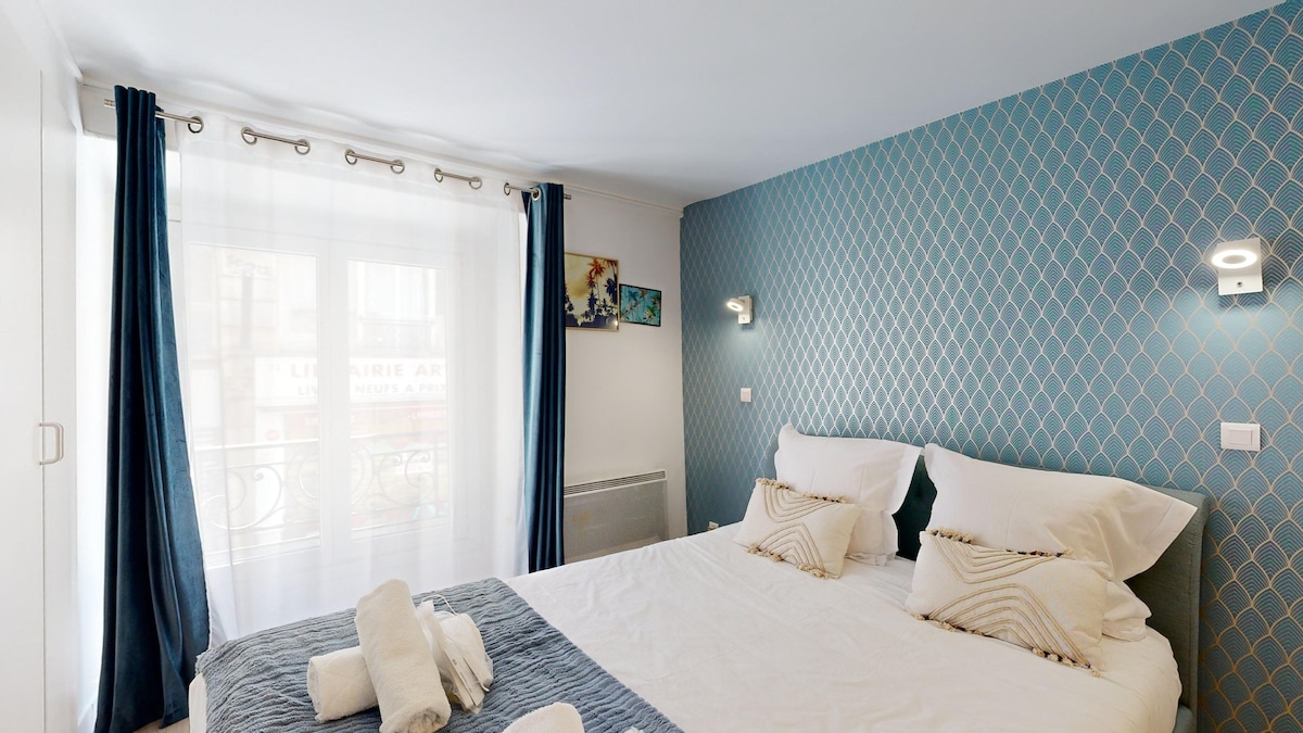 Hermoso apartamento 3BR/8P cerca de la calle Montorgueil ...