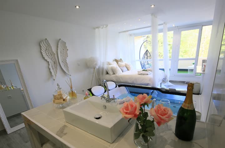 Appartement/jacuzzi /Sauna/terrasse - Côte-d'Or