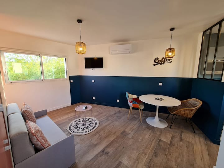 Studio Climatisé Talence 20 Min Bordeaux - Talence