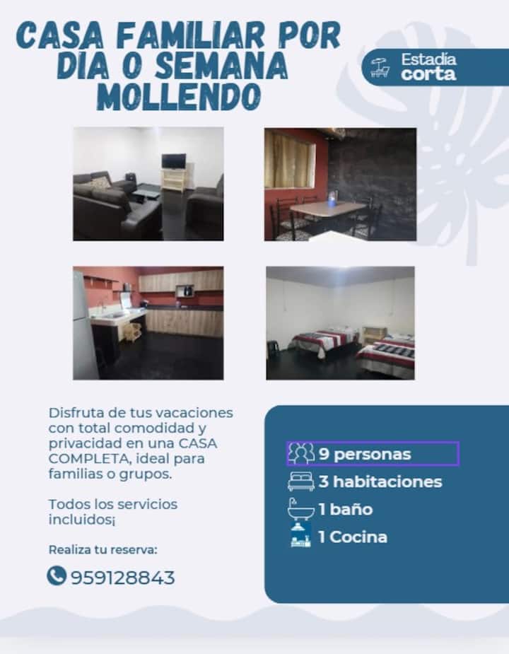 Casa Completa Por Dia O Semana Cerca A Las Playas. - Mollendo