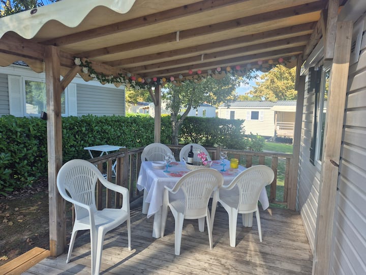 Mobil Home Spacieux 6 Personnes - Saint-Julien-en-Born