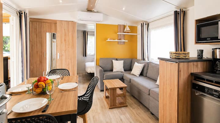 Nacre : Mobilhome 6 Pers Camping 4* Clim Linge - Vendée