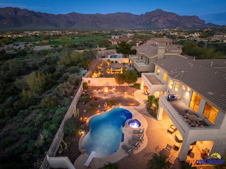 Luxury Mountain Estate +Heated Pool+spa &Theater - 阿帕奇章克申