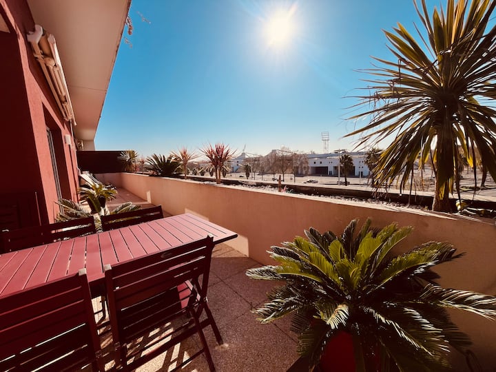 L’écrin Terrasse ÉLégance | 2 Ch Clim Wifi Park - Nîmes