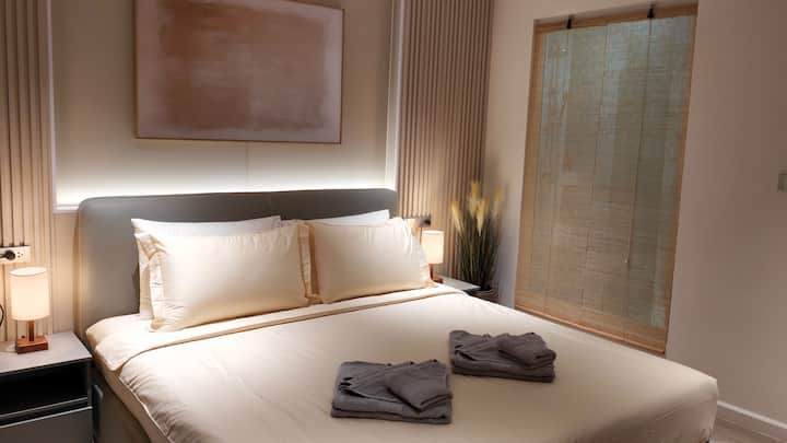 Seven Seas Resort Condo Studio/超大泳池/步行直达海滩 - Pattaya City