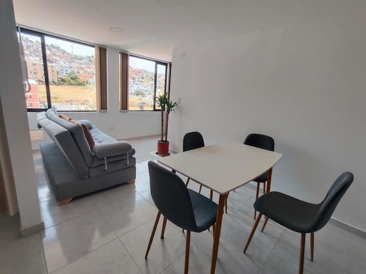 Apartaestudio Moderno Con Gran Vista Urbana - Tunja
