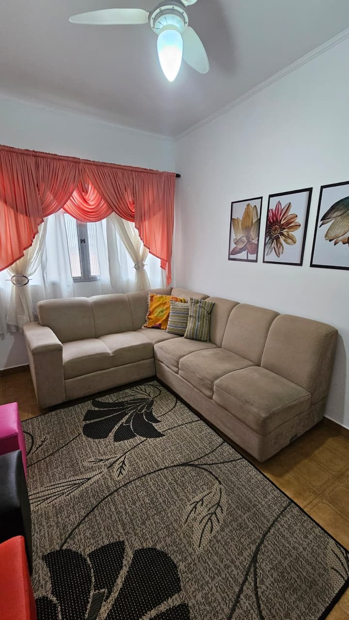 Conforto A 100m Da Praia | Apto. Completo | Wi-fi - Praia Grande