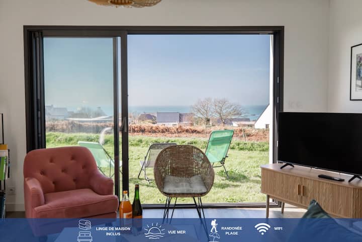 Maison Vue Mer • Baignée De Lumière • 6 Pers - Plouarzel