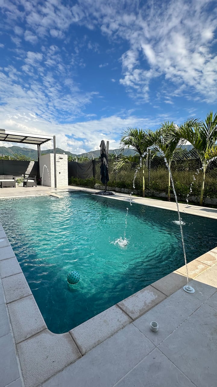 Casa Con Piscina Privada Y Ping Pong Para Familias - Carmen de Apicalá